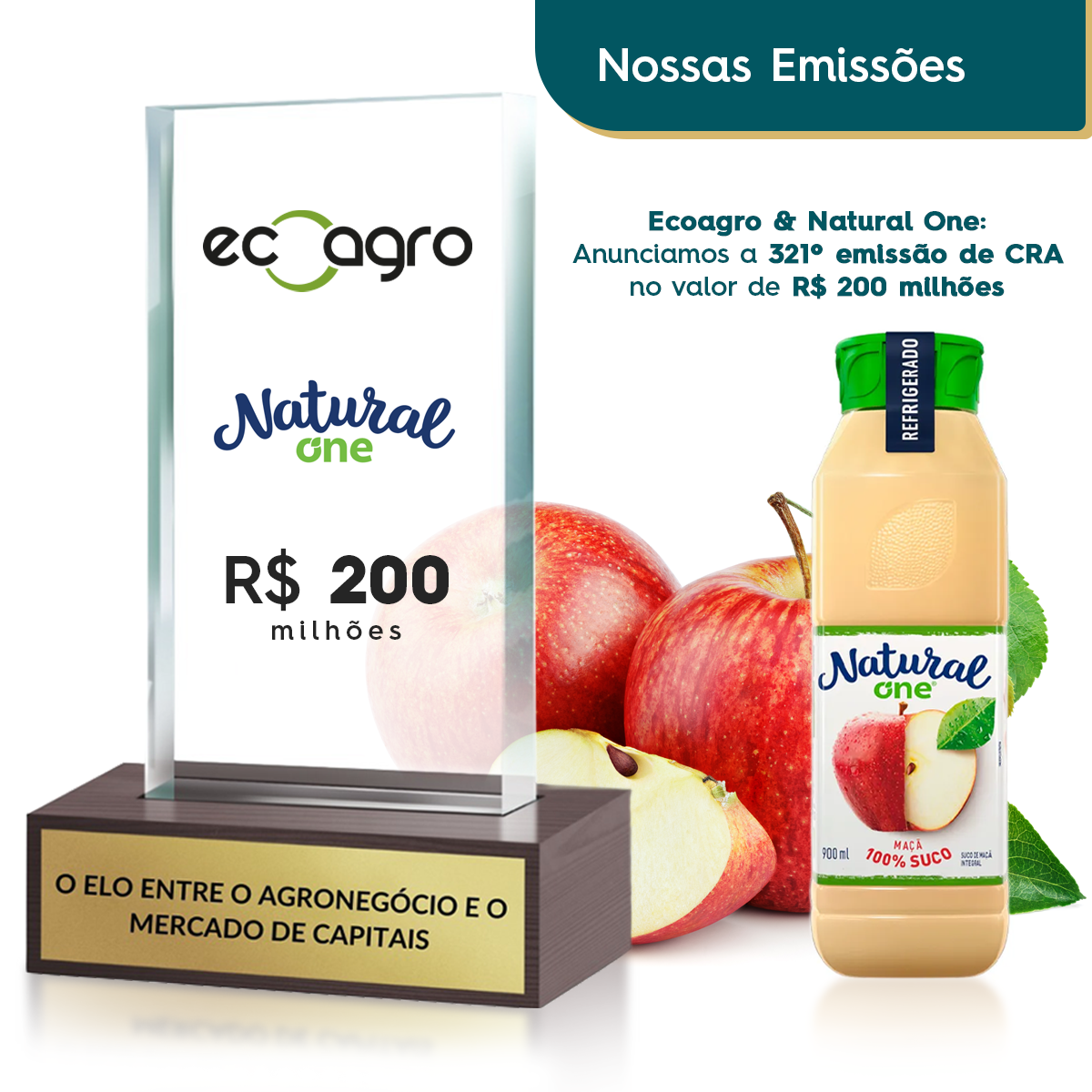 Ecoagro e Natural One anunciam CRA de R$ 200 milhões | Ecoagro
